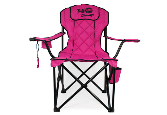 Flamingo Hot Pink Camp Chair w Bling – Tuff Arse Camp Chairs